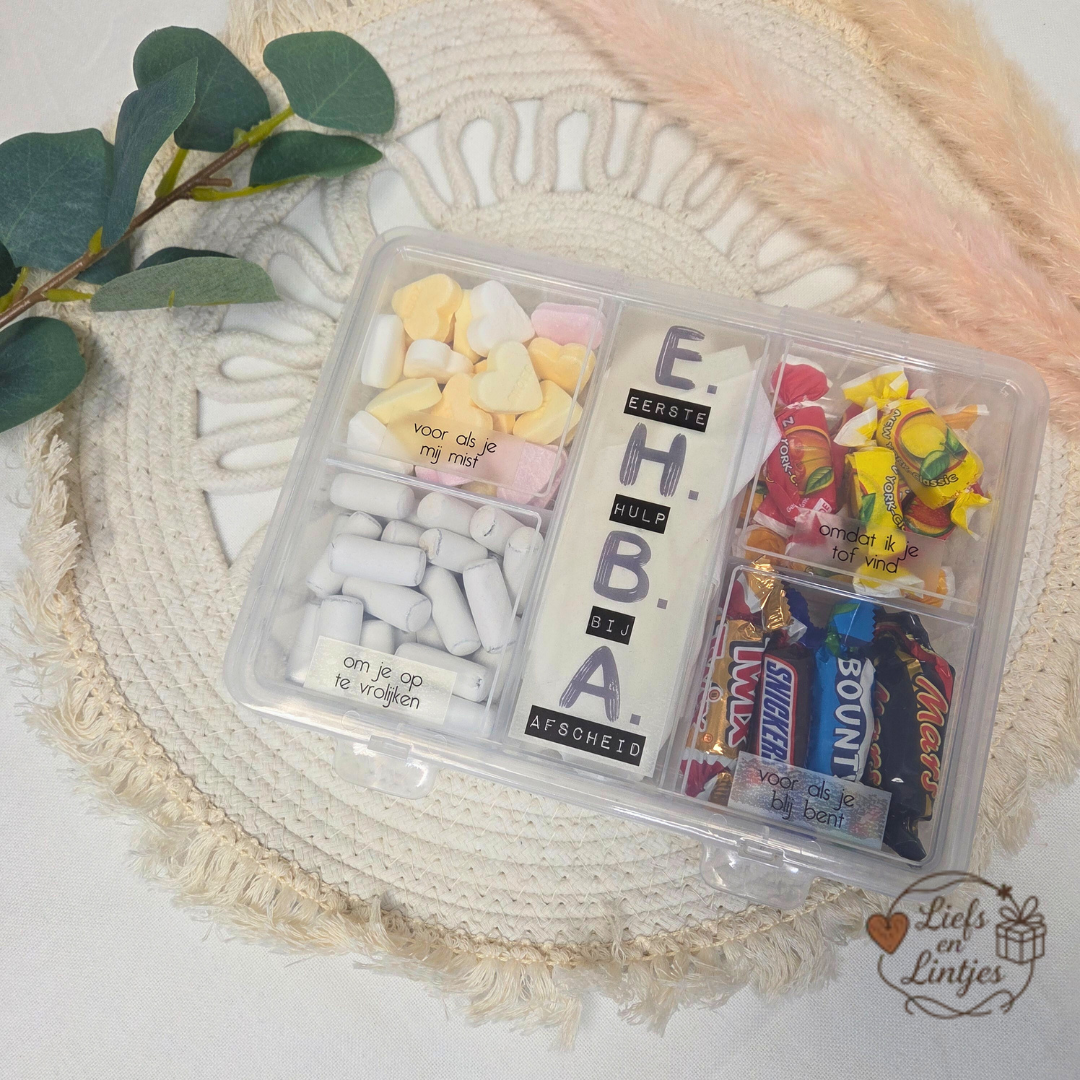 EHBA Eerste Hulp Bij Afscheid – Snoep Cadeautje | Liefs en Lintjes
